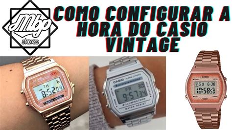 Como Configurar a Hora Do Relógio Casio Vintage E como Ajustar a sua