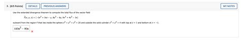 solved use the extended divergence theorem to compute the