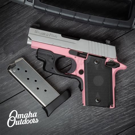 Sig P Victoria Pink Pistol Mm Stainless Slide Rd Crimson Trace