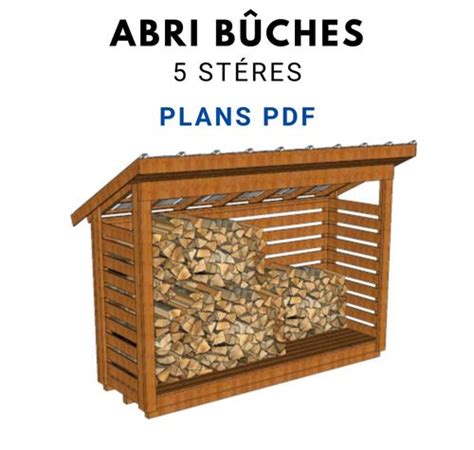 Le plan pour construire un abri à bois de chauffage Onclegustave