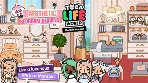 Toca Life World Aesthetic Bedrooms In Modern Mansion Toca Boca