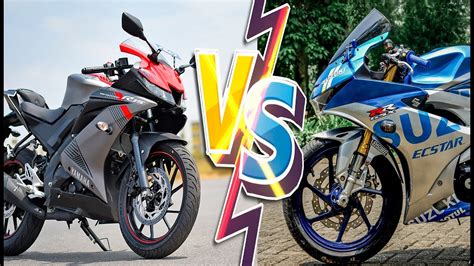 YAMAHA R15 V 3 VS SUZUKI GSXR 150 YouTube