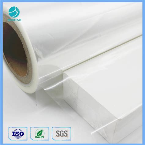 M Transparent Jumbo Bopp Film For Cigarette Tobacco Box Packaging