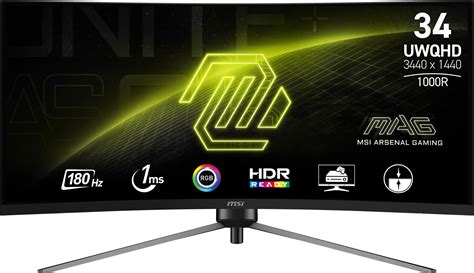 MSI MAG 345CQR 34 VA buet gaming skærm Elgiganten Elgiganten