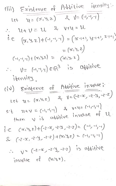 [solved] verify all vector space axioms and determine if the set of all triples of real numbers