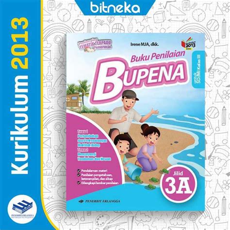 Promo Buku Penilaian BUPENA Jilid 3A SD MI Kelas 3 K13 Erlangga