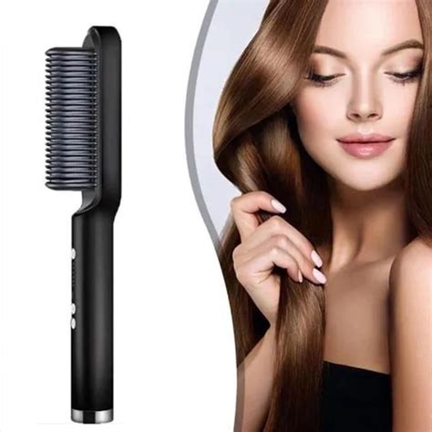 Novidade Super Escova Alisadora De Cabelos Multifuncional Bivolt