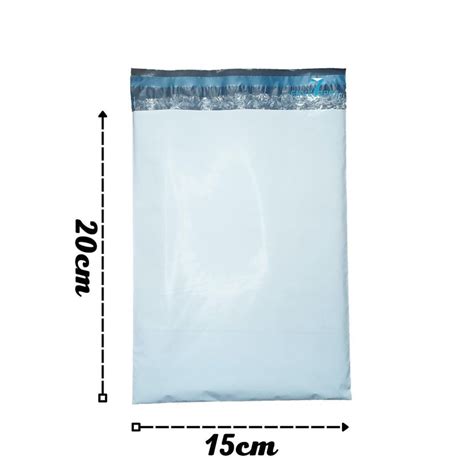 Kit 50 Envelope De Segurança Resistente 15x20 BRANCO Plástico BOLHA