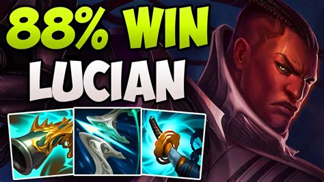 88 WIN RATE LUCIAN IN CHALLENGER CHALLENGER LUCIAN ADC GAMEPLAY