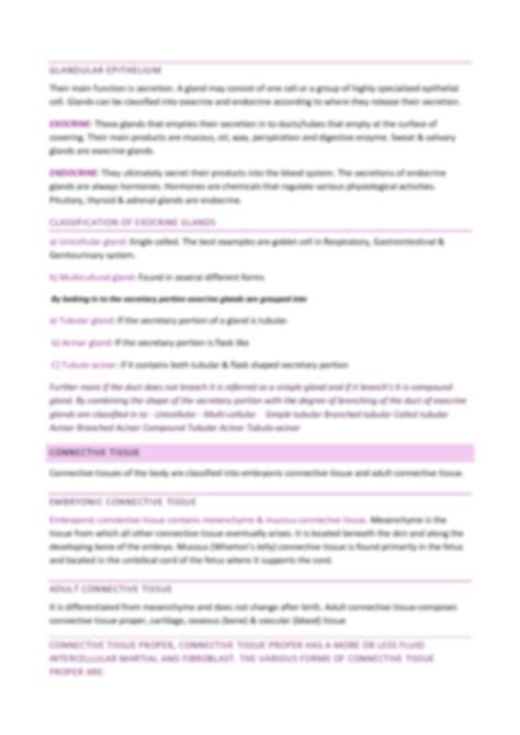 SOLUTION Anatomy Tissues And Membranes Studypool