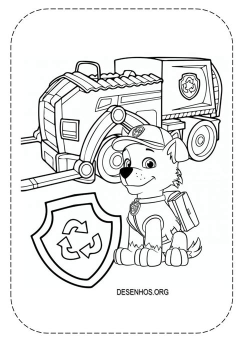 Desenhos Para Colorir Patrulha Canina Paw Patrol Coloring Paw