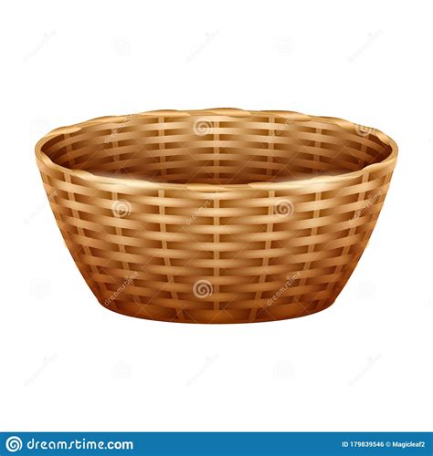 Icono Vectorial De Cesta Icono De Vector Realista Aislado En La Cesta