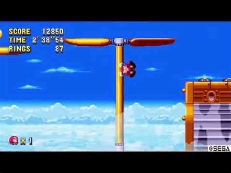 Sonic Mania Flying Battery Zone Act Youtube