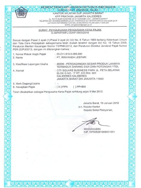 Pengertian Sppkp Syarat Dan Cara Mendapatkannya Kledo Blog