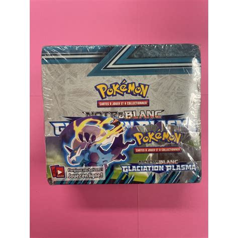 Display Pokémon glaciation plasma 36 booster noir et blanc