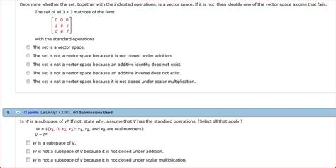 solved determine whether the set together with the