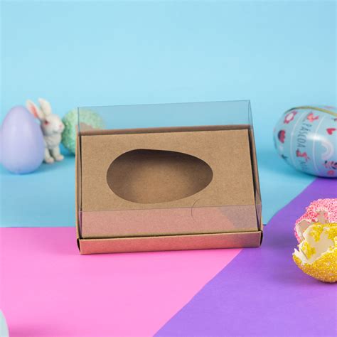 10 Caixas Para 1 Ovo De Colher 100g 150g Kraft LD Embalagem E