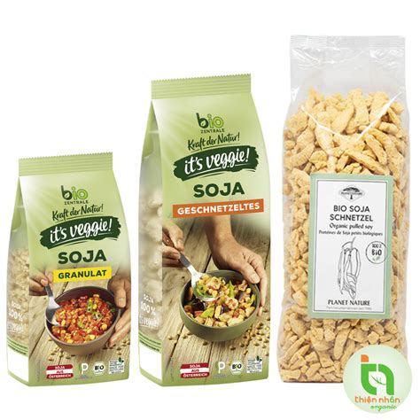 Thịt chay đậu nành hữu cơ Planet Nature Soja Art Biozentrale Shopee