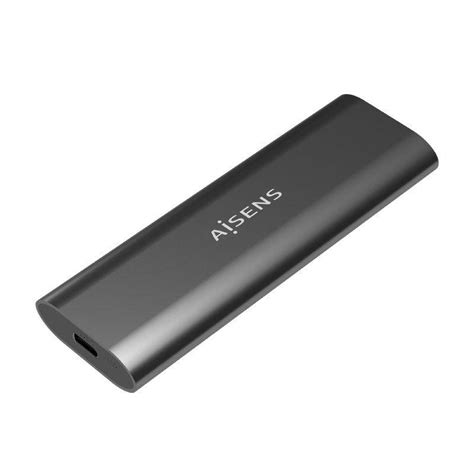 Boîtier externe pour SSD M 2 SATA NVMe Aisens ASM2 015GR USB 3 1 Sans vis