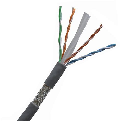 Cat Shielded Stp Pairs Awg Ethernet Bulk Cable Ft M