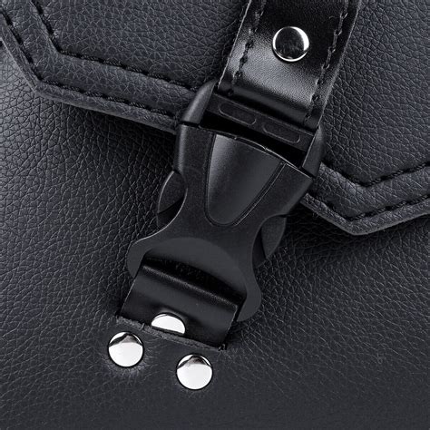 2X Leder PU Motorrad Satteltaschen Seitentasche Gepäcktaschen Luggage