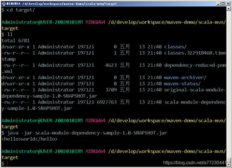 【示例】使用maven构建scala项目并打包运行 scala maven plugin 打包 scala 工程 csdn博客