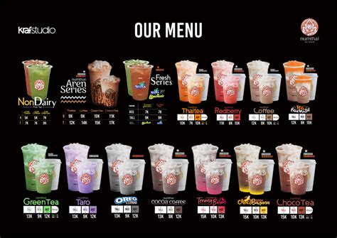 Detail Desain Menu Minuman Kekinian Koleksi Nomer 46