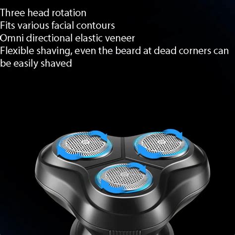 Double Liter Electric Shaver For Men With Three Blade Multi Functional