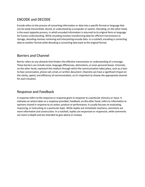 Encode And Decode ENCODE And DECODE Encode Refers To The Process Of