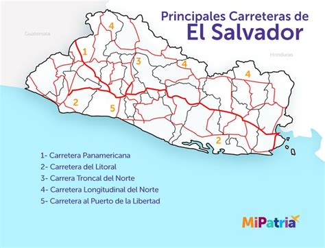 Mapas Utiles De El Salvador Actualizado Mapas De Carreteras
