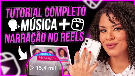 REELS 2024 Como fazer Reels narração e usar música no fundo Como