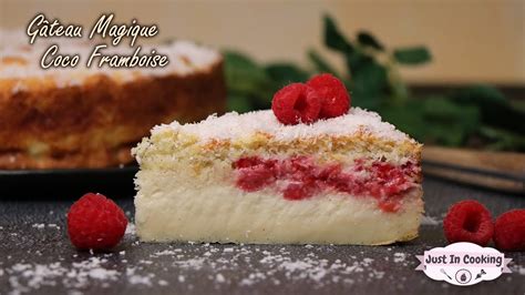 Recette de Gâteau Magique Noix de Coco Framboise YouTube