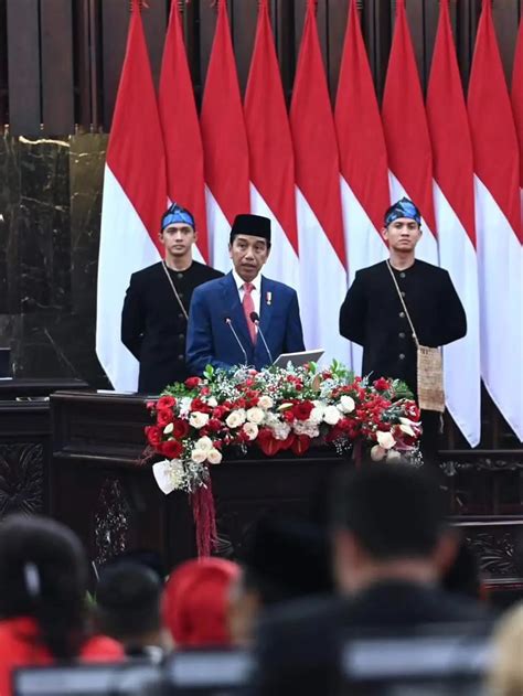 Pesan Jokowi Di HUT Ke 78 RI Tahun 2030 Indonesia Memasuki Bonus