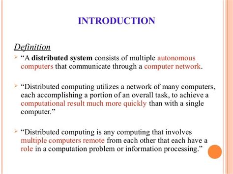 distributed computing
