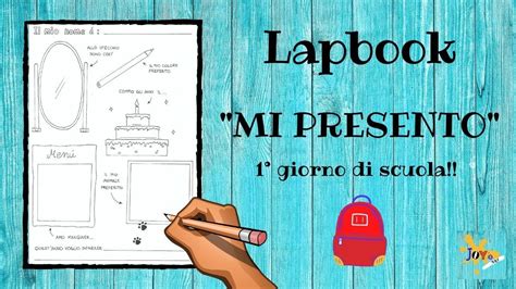Lapbook Mi Presento Per Il Primo Giorno Di Scuola Youtube