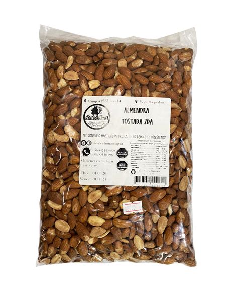 ALMENDRA TOSTADA 2DA SIN SAL Dulce Frut