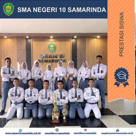 Lomba Peraturan Baris Berbaris LPBB Garda 55 SMA Negeri 10 Samarinda