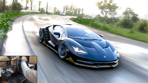 Forza Horizon 5 LAMBORGHINI CENTENARIO LP 770 Logitech G29 Steering