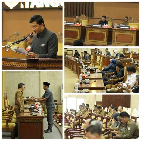 Penyampaian Pandangan Umum Fraksi Fraksi Dprd Tanjabtimur Terhadap