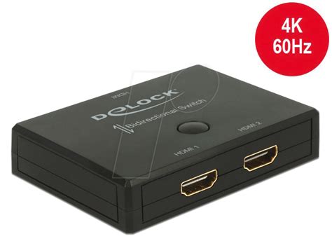 DELOCK 18749 Delock Switch HDMI 2 1 Bidirektional 4k 60 Hz Bei