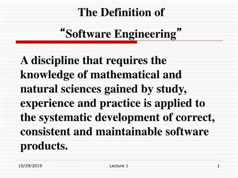 ppt the definition of “ software engineering ” powerpoint presentation id 8803901