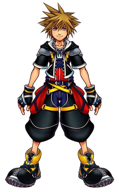Sora Official Artwork Tetsuya Nomura Kingdom Hearts II Kingdom