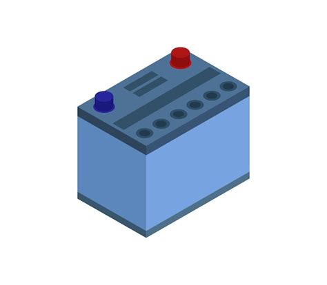 Premium Vector Isometric Car Battery