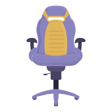 Icono De Silla Gamer Vector De Dibujos Animados Asiento De Juego Frente