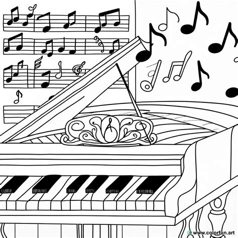 Dibujos Para Colorear De Pianos Dibujos Para Colorear Gratis Para