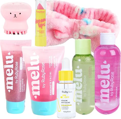 Kit Skincare Melu By Ruby Rose Cuidado Facial Sabonete Tutti Frutti