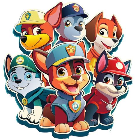 Un perro de dibujos animados con un perro y un perro en él Vector