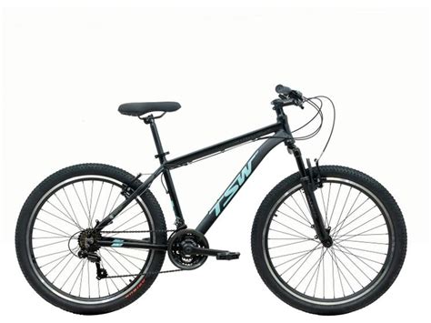 Bicicleta Aro 26 TSW Ride Alumínio Freio V Brake 21 Marchas Câmbio