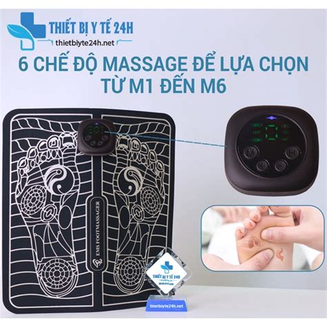Mua Máy massage bàn chân hồng ngoại EMS HM C3 thảm mát xa bàn chân