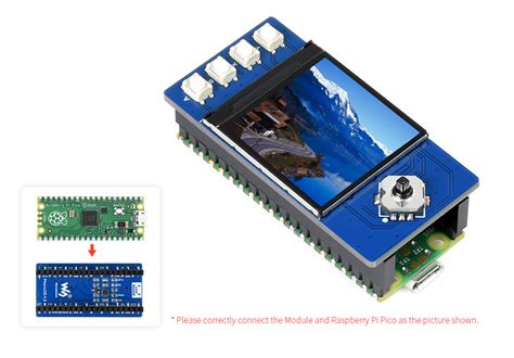 1 3inch LCD Display Module For Raspberry Pi Pico 65K RGB Colors 240